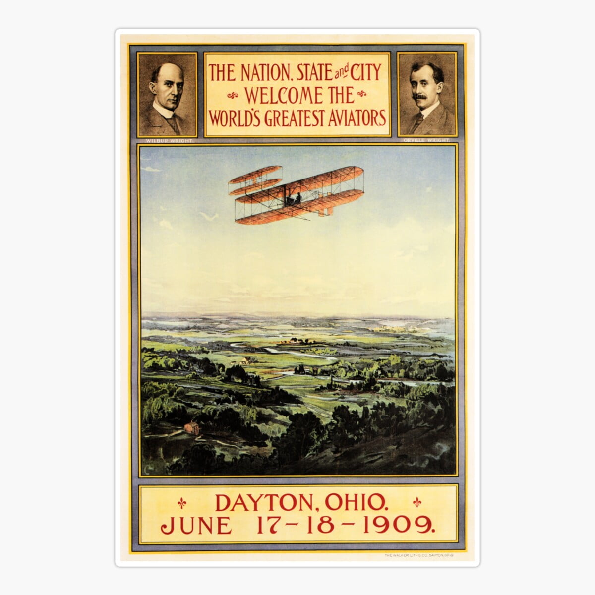 Maneki Welcome The World'S Greatest Aviators Wright Brothers Dayton ...