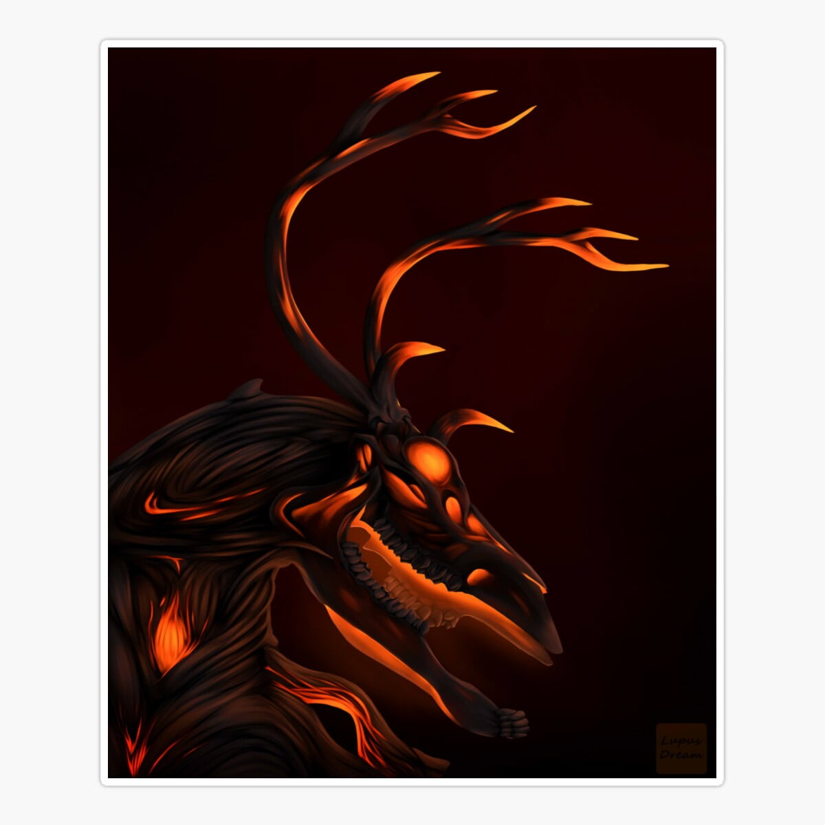 Maneki Wendigo Er, Phone Decal Water Bottle Stickers Car Decals, Funny ...