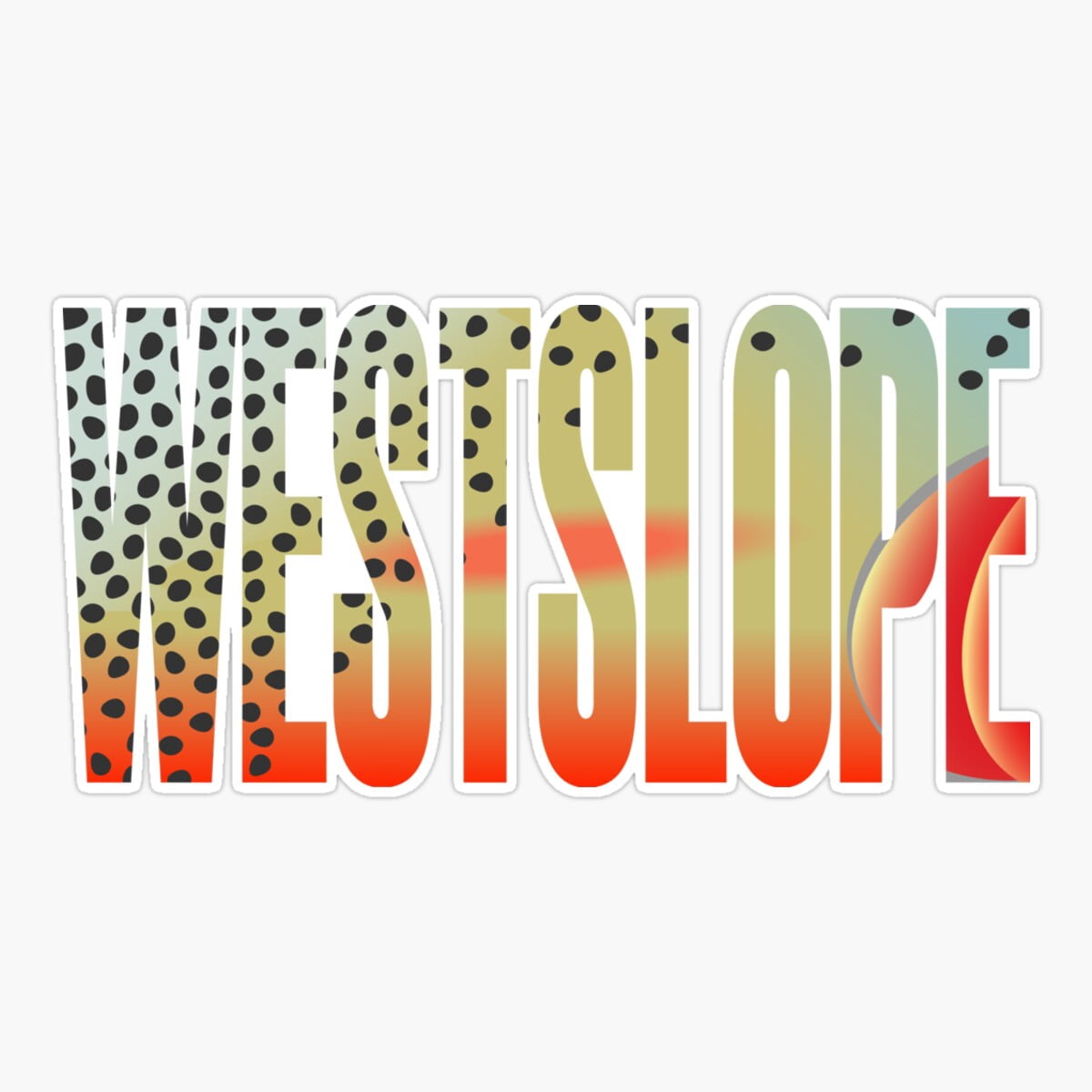 Maneki Westslope Cutthroat Er, Phone Decal Water Bottle Stickers Car ...
