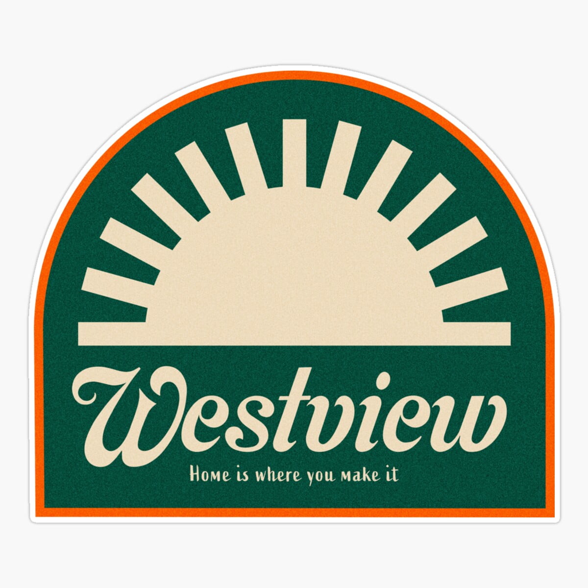 Maneki Westview Vintage Badge Logo - Home Is Where You Make It Inspired ...