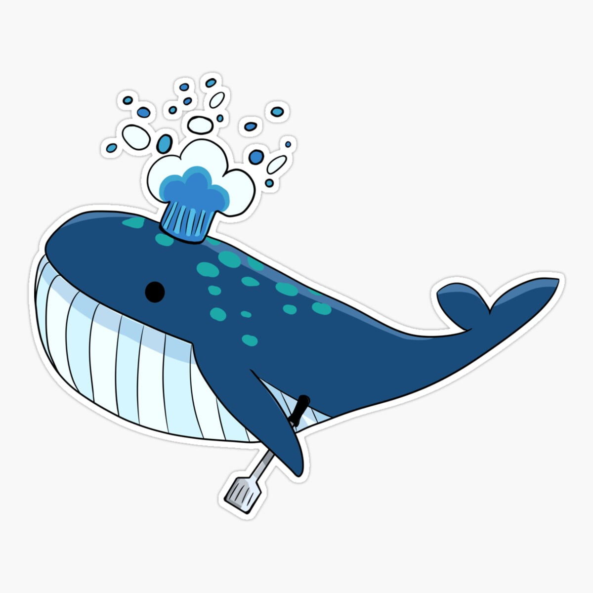 Maneki Whale Che Sticker, Phone Decal Water Bottle Stickers Car Decals ...