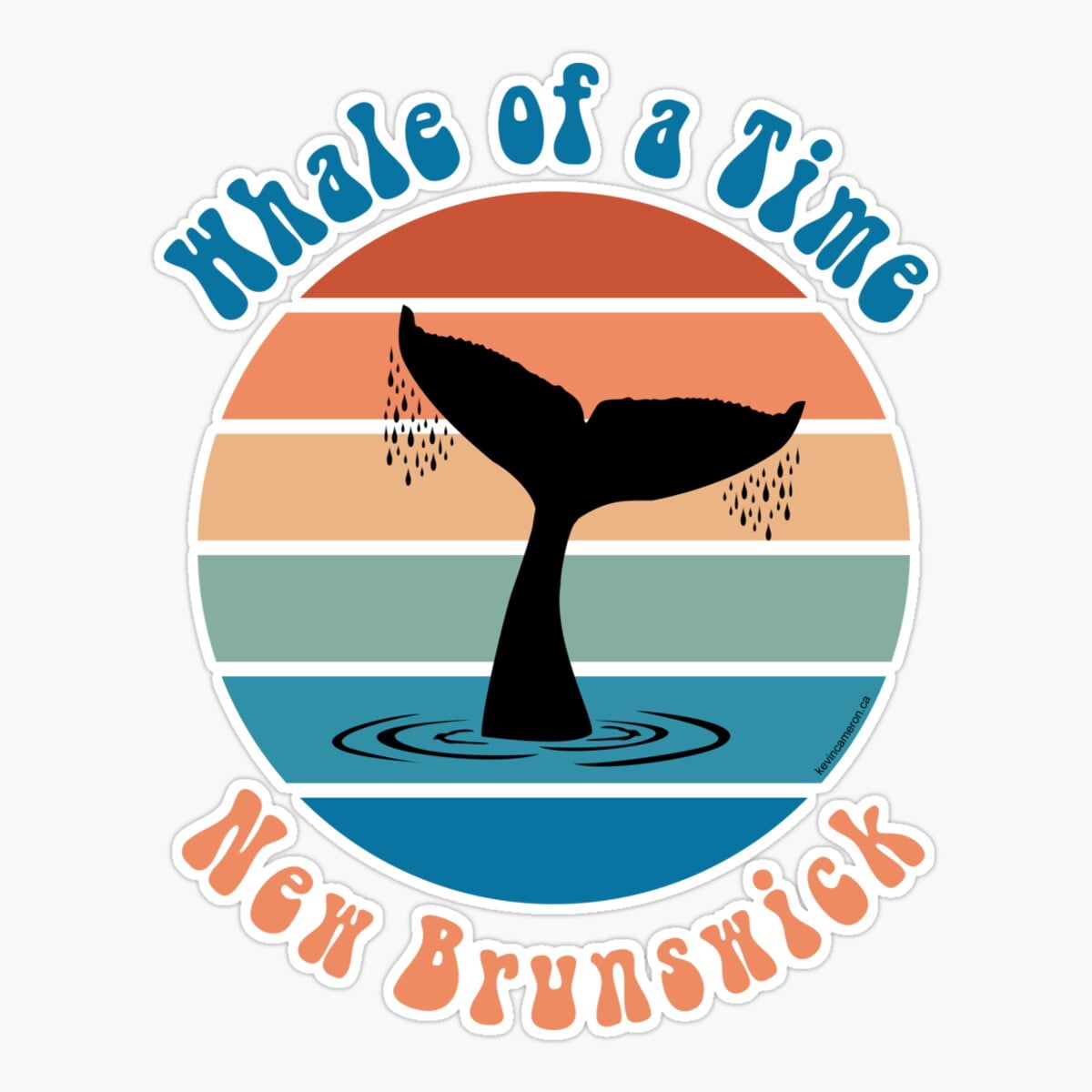 Maneki Whale O A Time Making A Splash In New Brunswick Er, Phone Decal ...