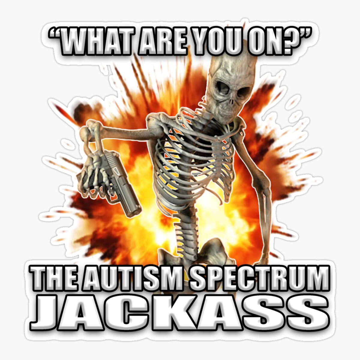Maneki What Are You On? The Autism Spectrum Jack Er, Phone Decal Water ...