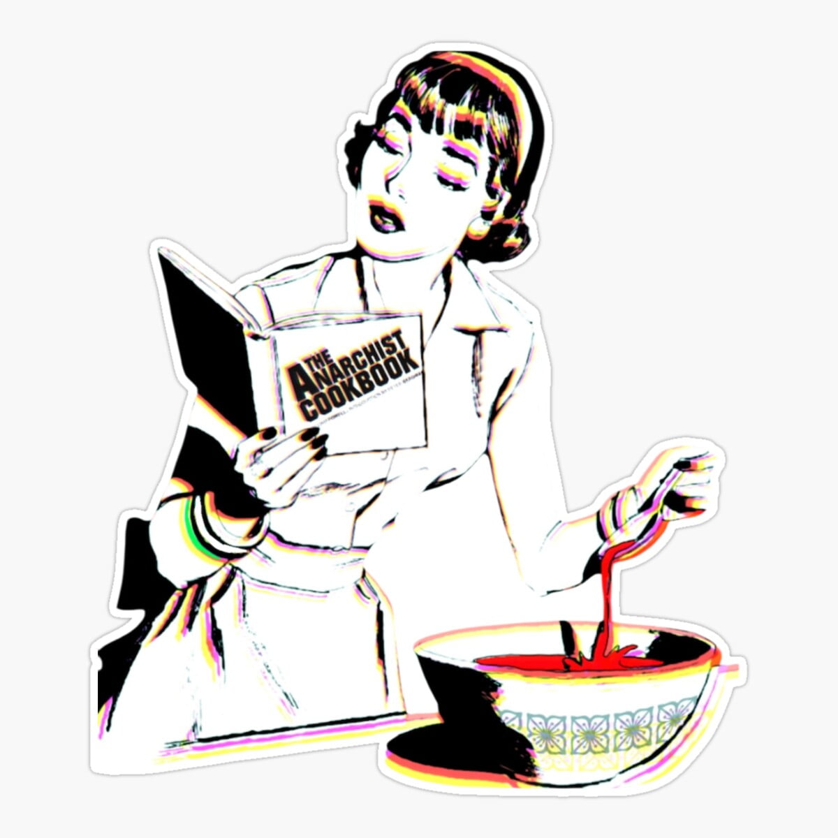 Maneki What’S Cookin’ Good-Lookin’? Anarchy Sticker, Phone Decal Water ...