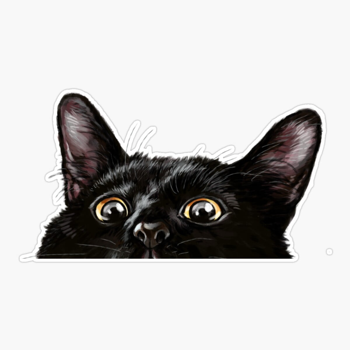 Maneki What'S Up, Buddy Sticker, Phone Decal Water Bottle Stickers Car ...