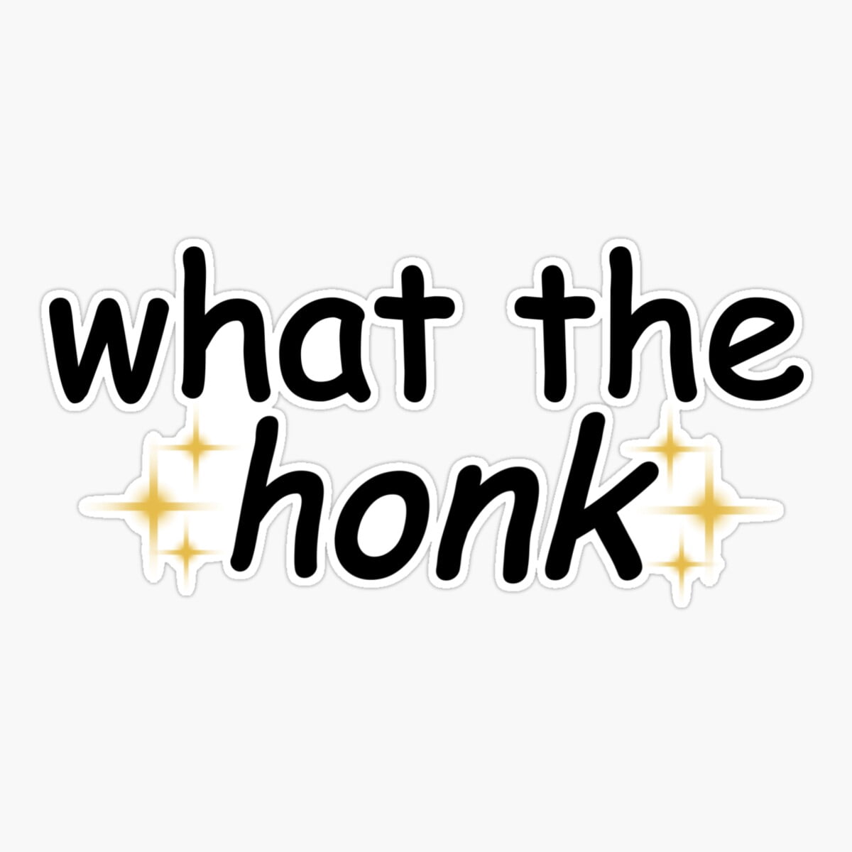 Maneki What The Honk Sticker, Phone Decal Water Bottle Stickers Car ...
