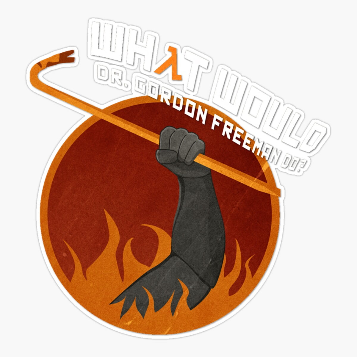 Maneki What Would Dr. Gordon Freeman Do? - Half Life Er, Phone Decal ...