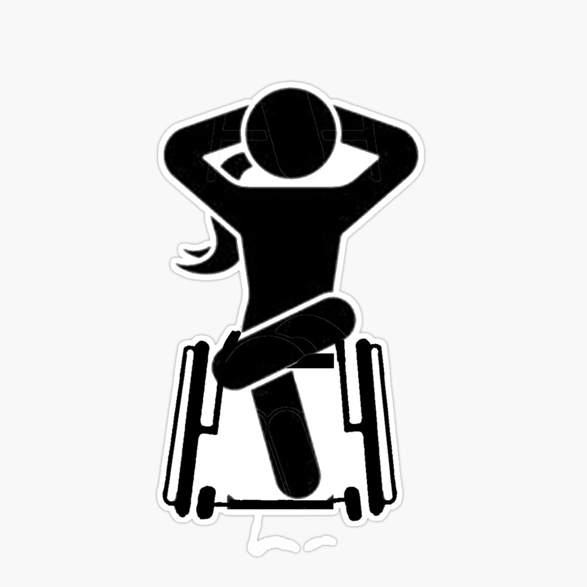 Maneki Wheelchair Girl Figure Confident Relaxed Disabled Pride ...