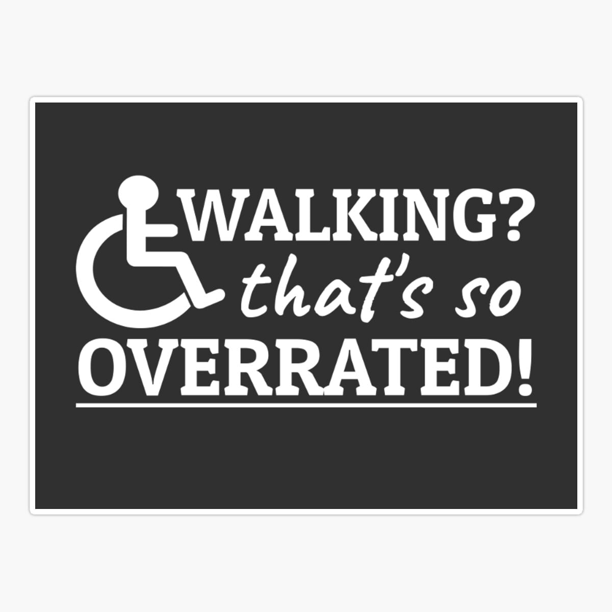 Maneki Wheelchair Humor Wheelchair Jokes Disability Er, Phone Decal ...