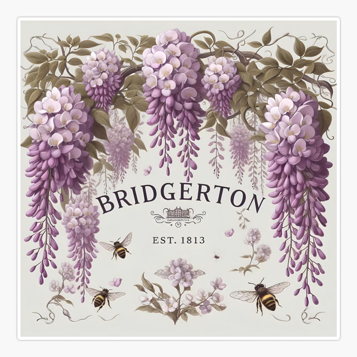 Maneki Whimsical World Of Bridgerton Bridgerton Polin Sticker, Phone ...