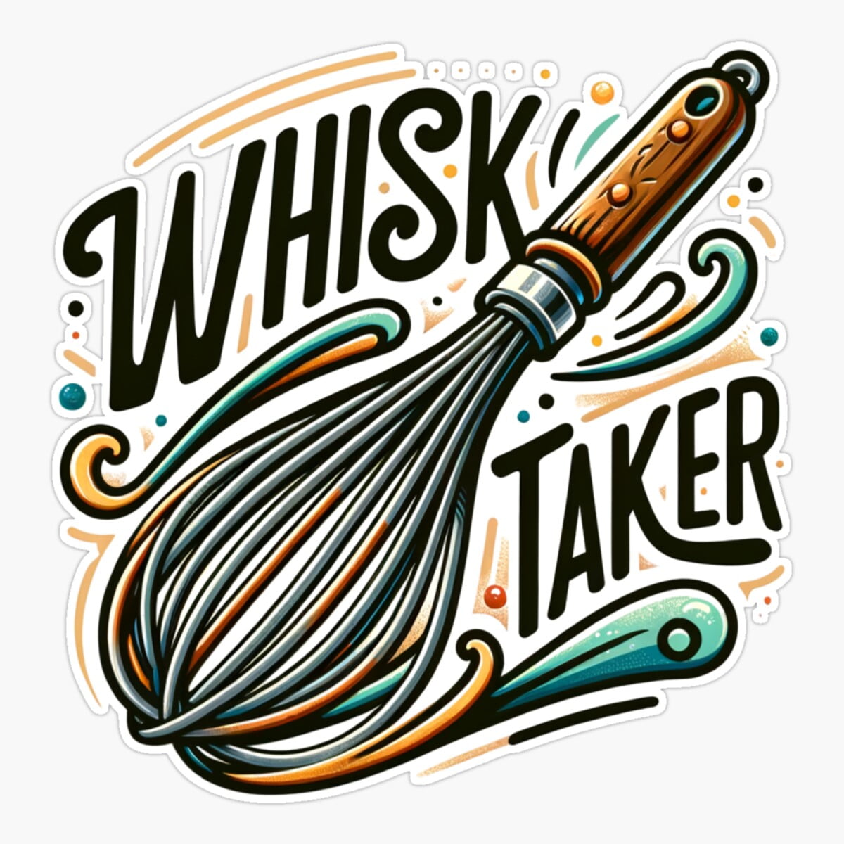 Maneki Whisk Taker, Take Risks, Whisk Hard, And Bake Like A Boss ...