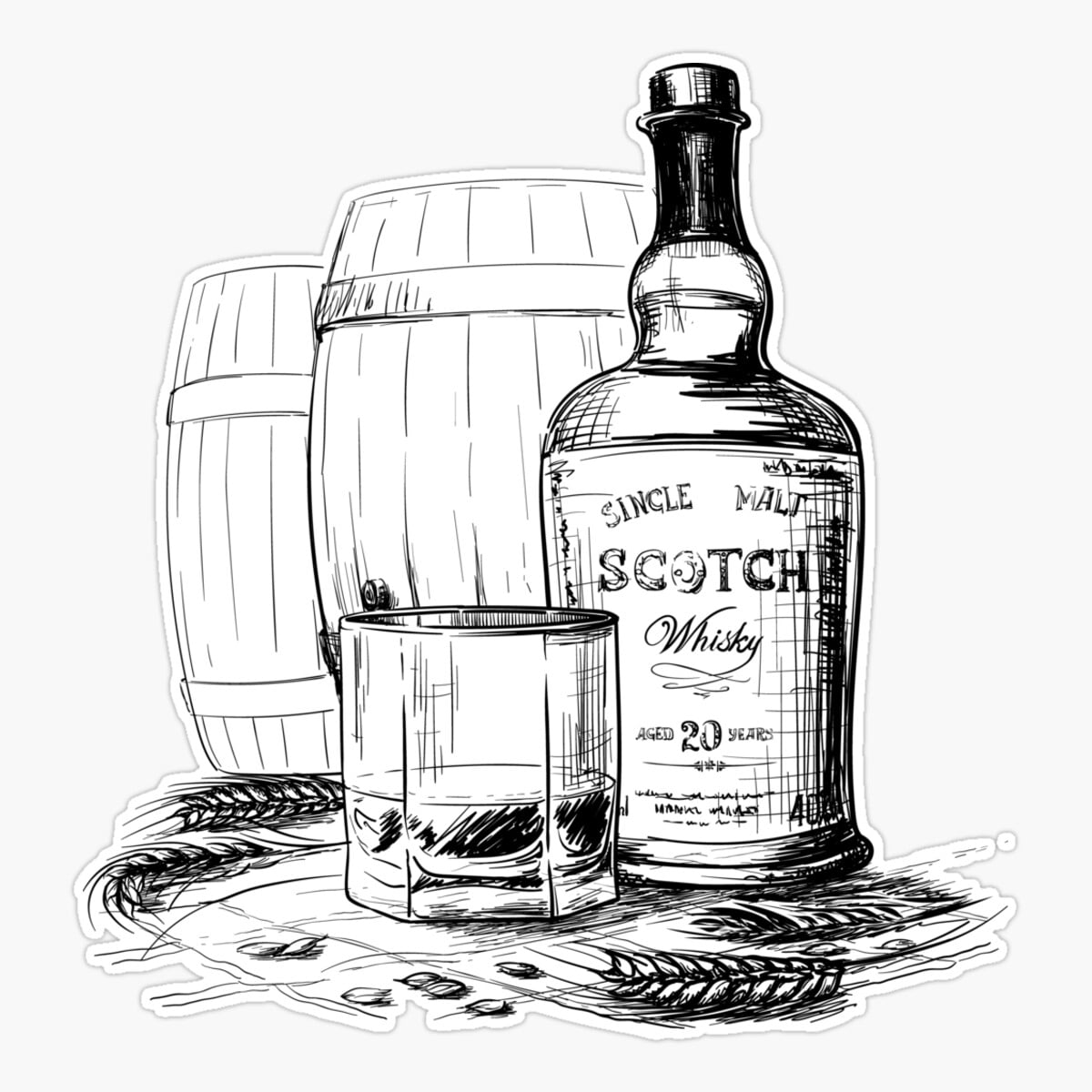 Maneki Whiskey Distillery Er, Phone Decal Water Bottle Stickers Car ...