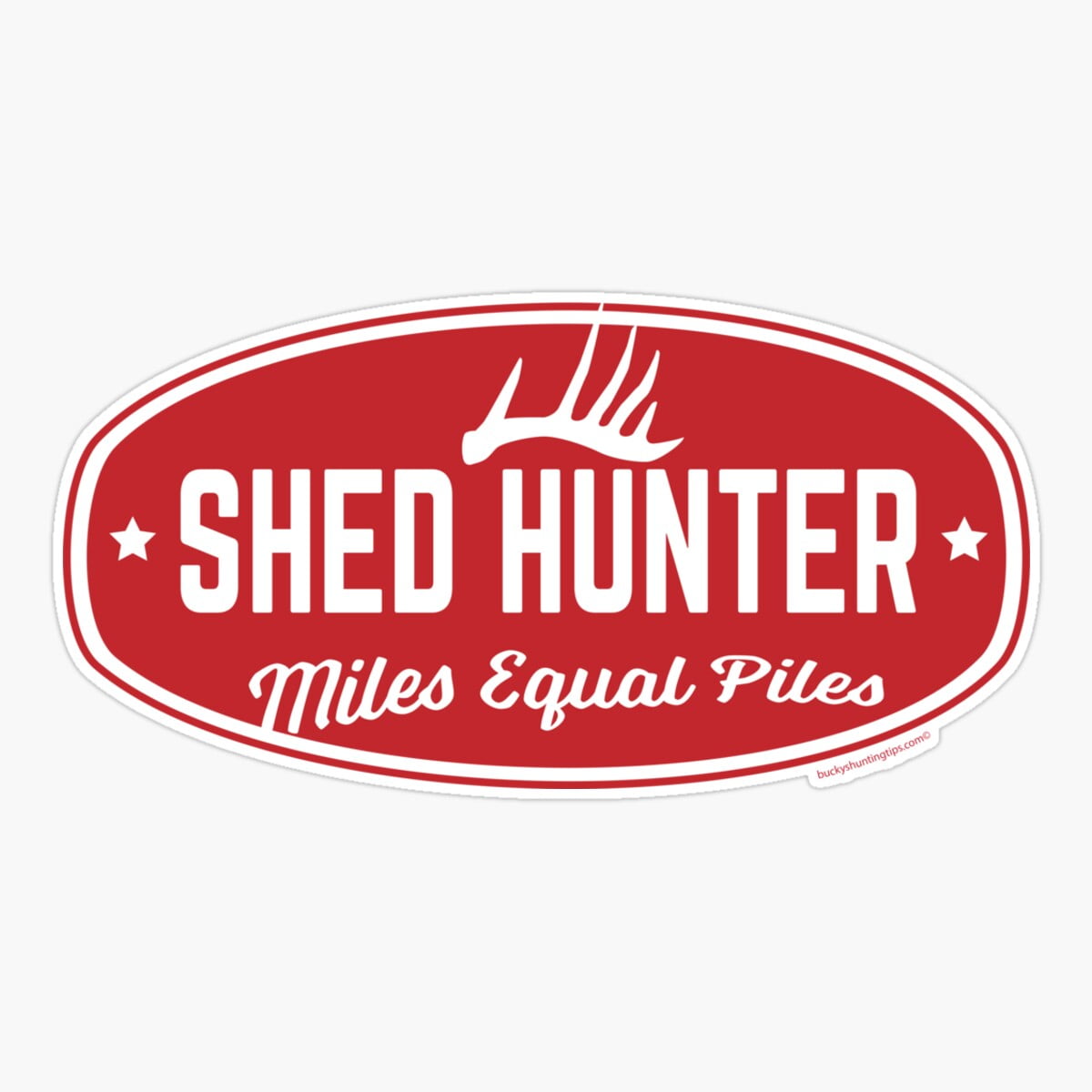 Maneki Whitetail Antler Shed Hunter Design Er, Phone Decal Water Bottle ...