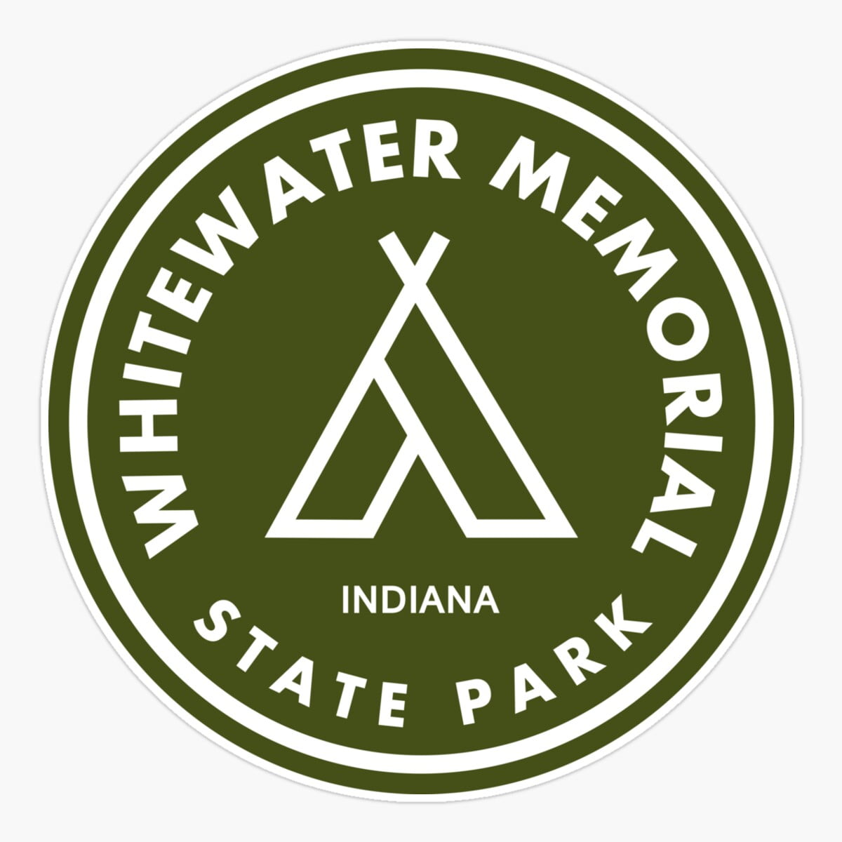 Maneki Whitewater Memorial State Park Indiana Tent Er, Phone Decal ...