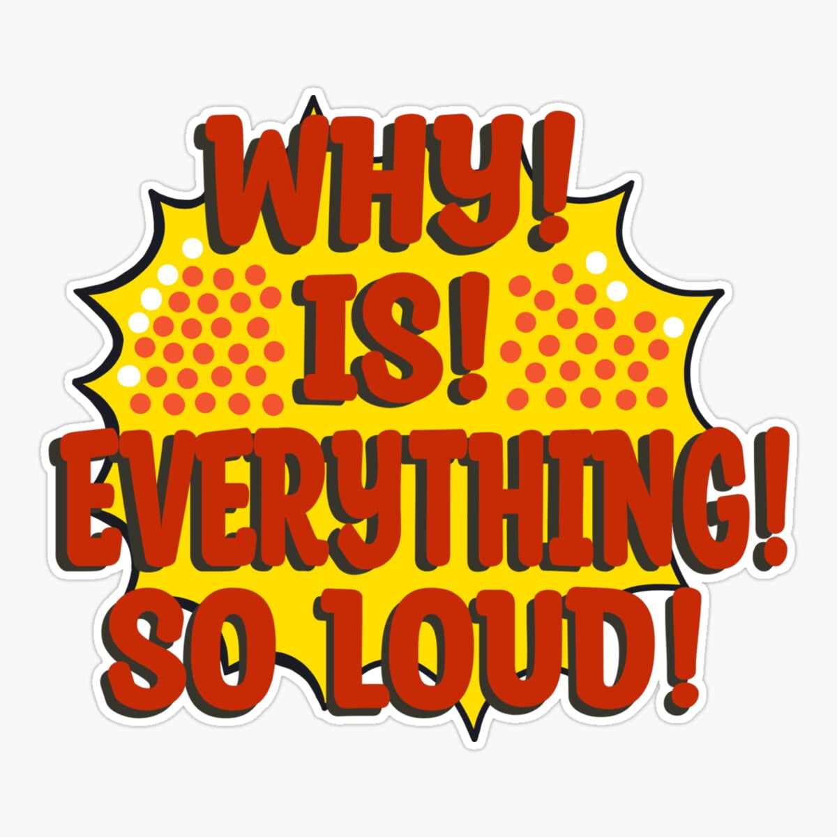 Maneki Why Is Everything So Loud Er, Phone Decal Water Bottle Stickers ...