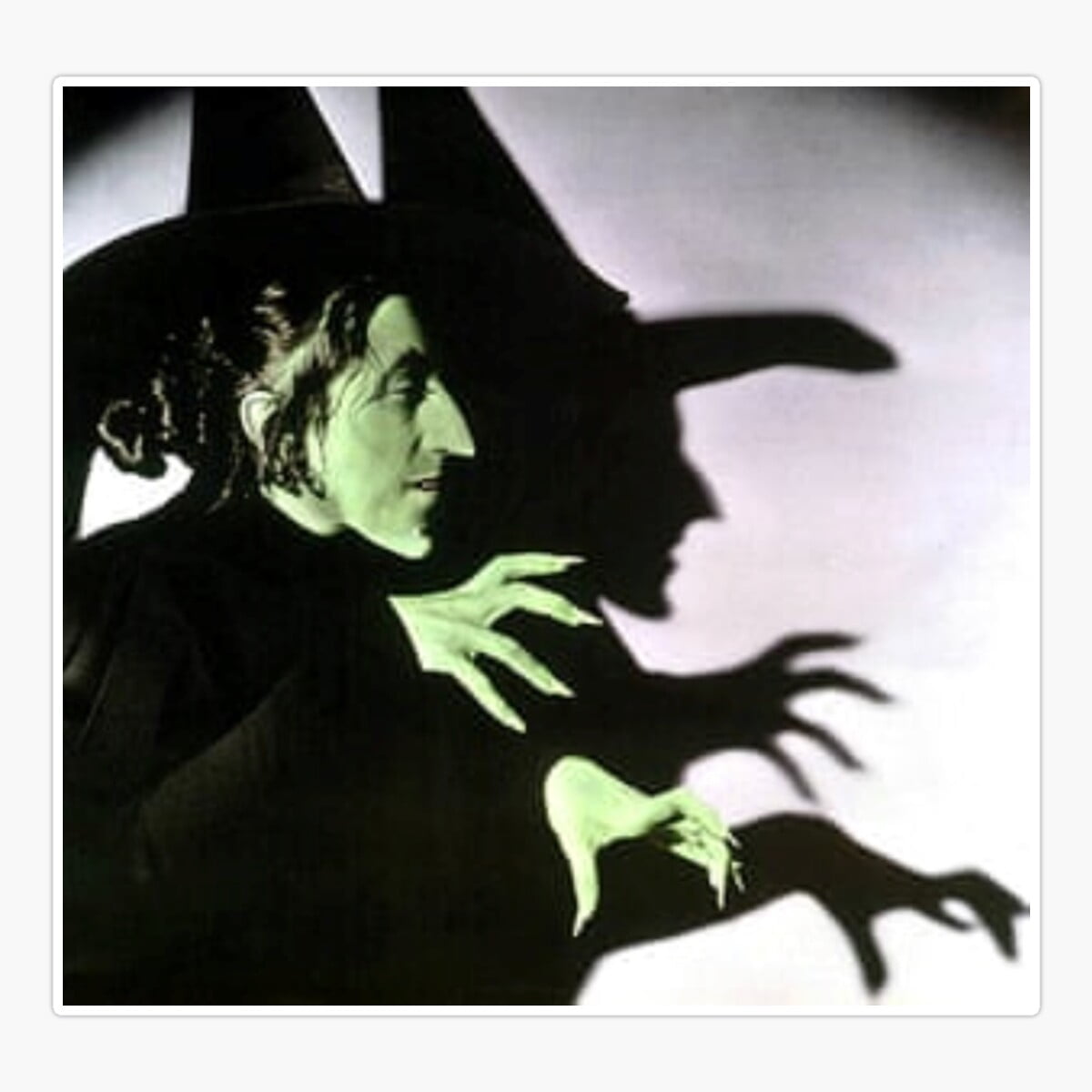 Maneki Wicked Witch Print Shadow Mask Print Oz Wizard Print Mask ...