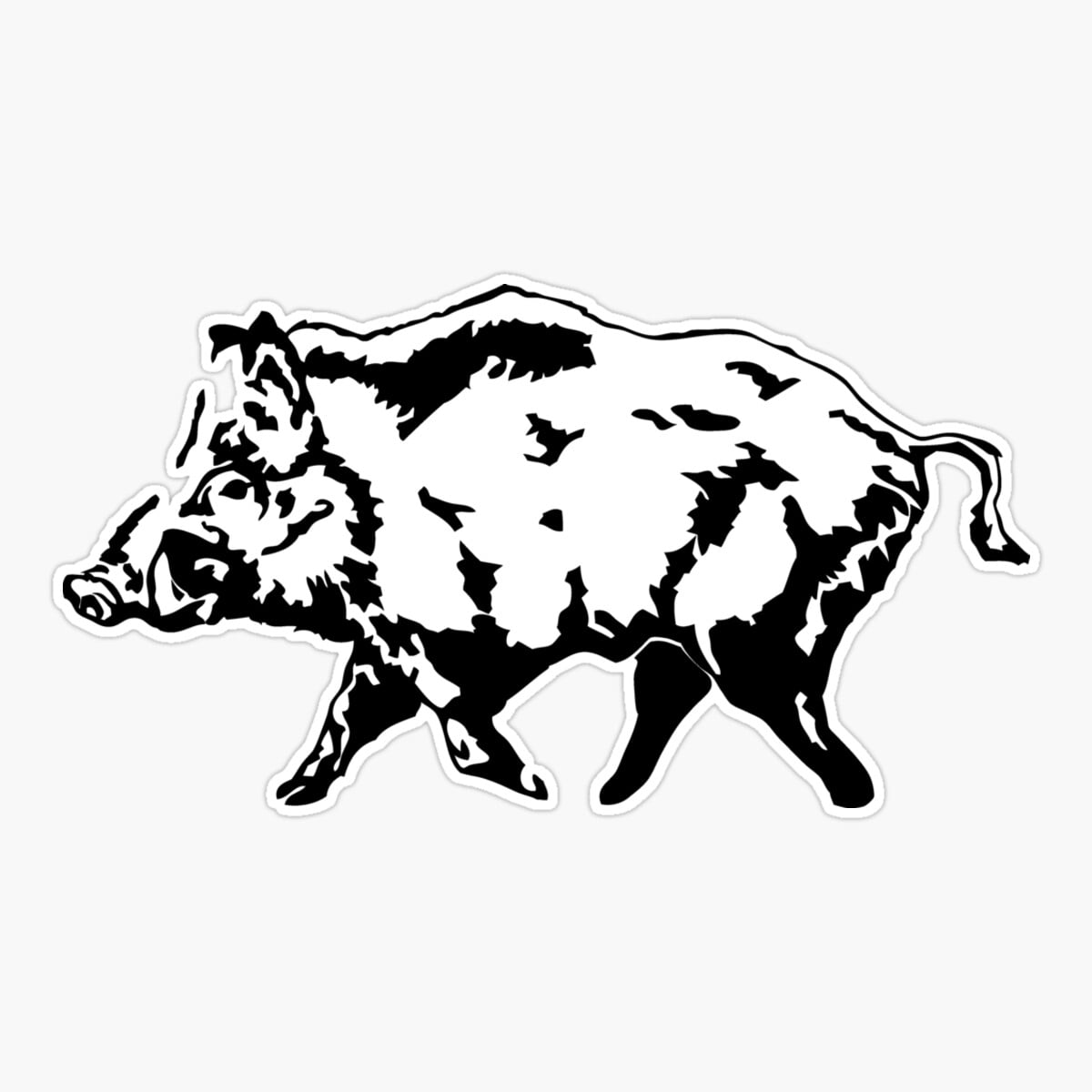 Maneki Wild Boar Er, Phone Decal Water Bottle Stickers Car Decals ...