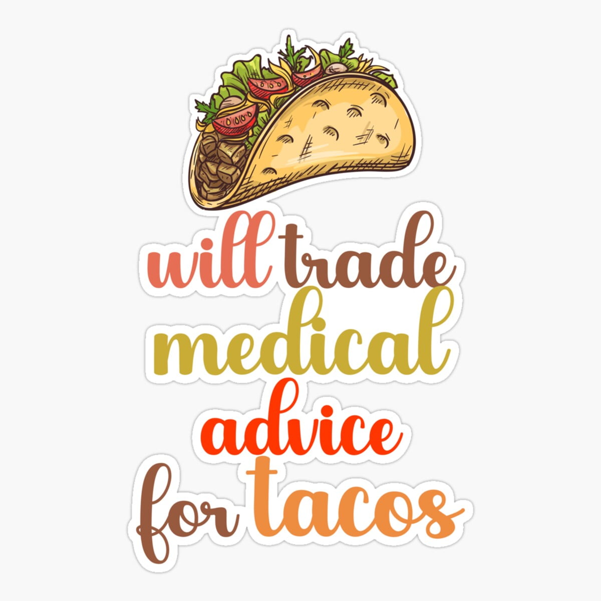 Maneki Will Trade Medical Advice For Tacos Er, Phone Decal Water Bottle ...