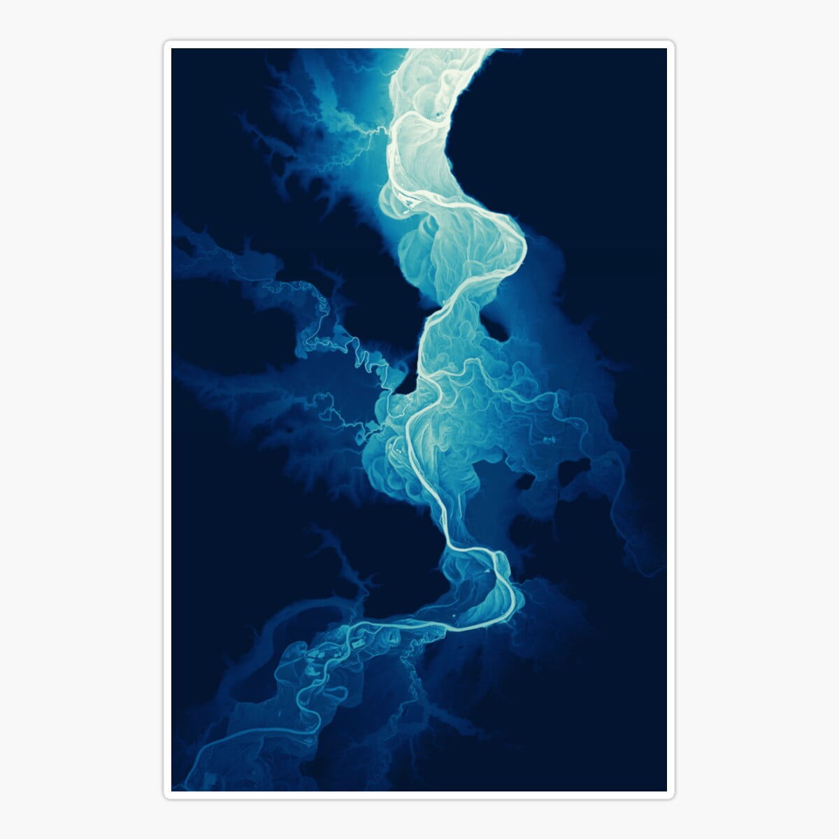 Maneki Willamette Channels 10-Year Anniversary—Midnight Blue Sticker ...