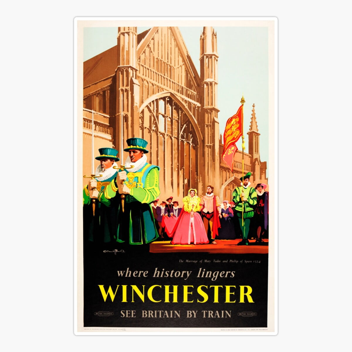 Maneki Winchester See Britain By Train British Railways Vintage Tourism ...