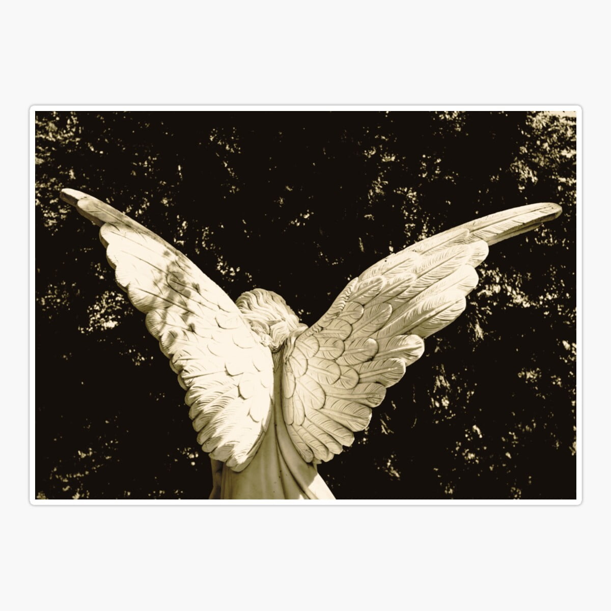 Maneki Winged Angel Sticker, Phone Decal Water Bottle Stickers Car ...