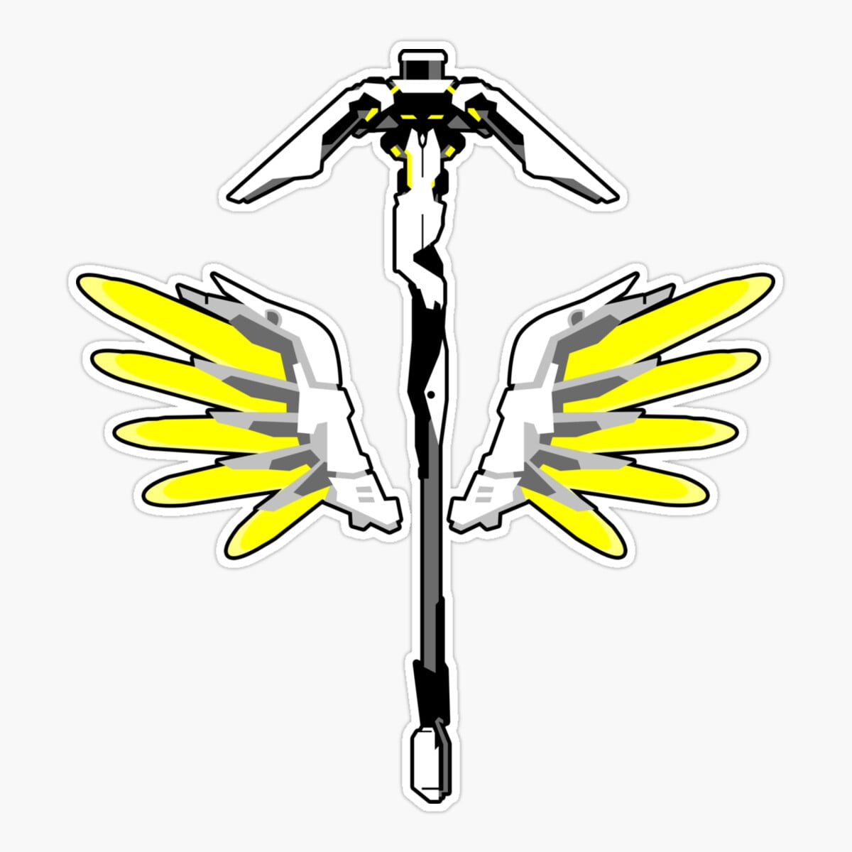 Maneki Wings Of Mercy Er, Phone Decal Water Bottle Stickers Car Decals ...