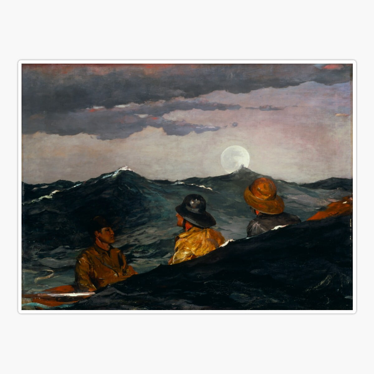 Maneki Winslow Homer'S Nautical Masterpiece Kissing The Moon (Men On A ...