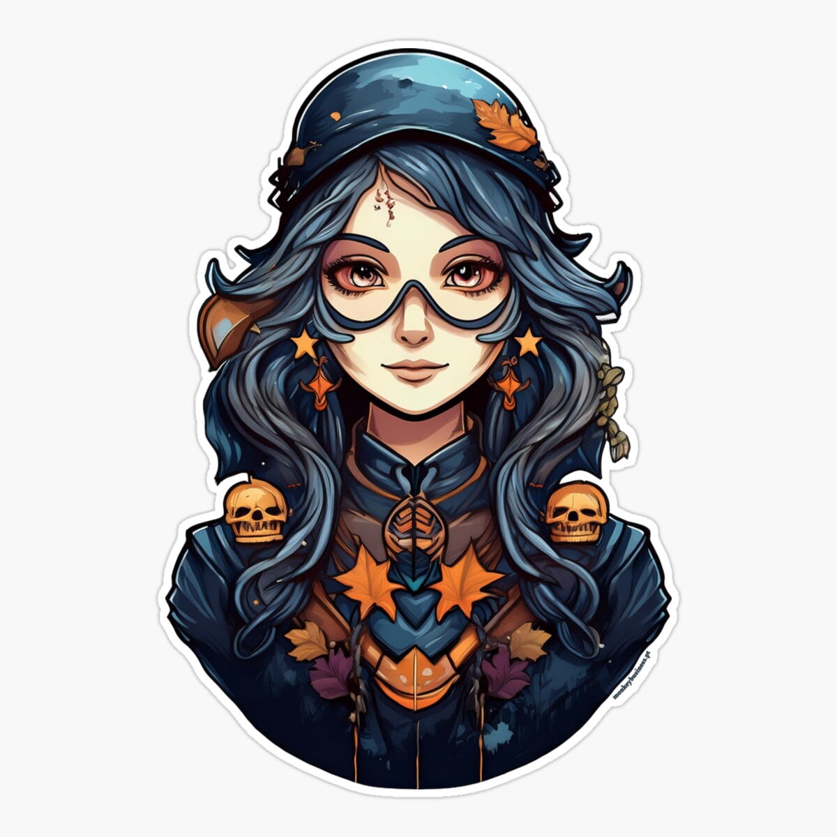 Maneki Witch Star | Arts And Science | Dark Academia Collection Sticker ...