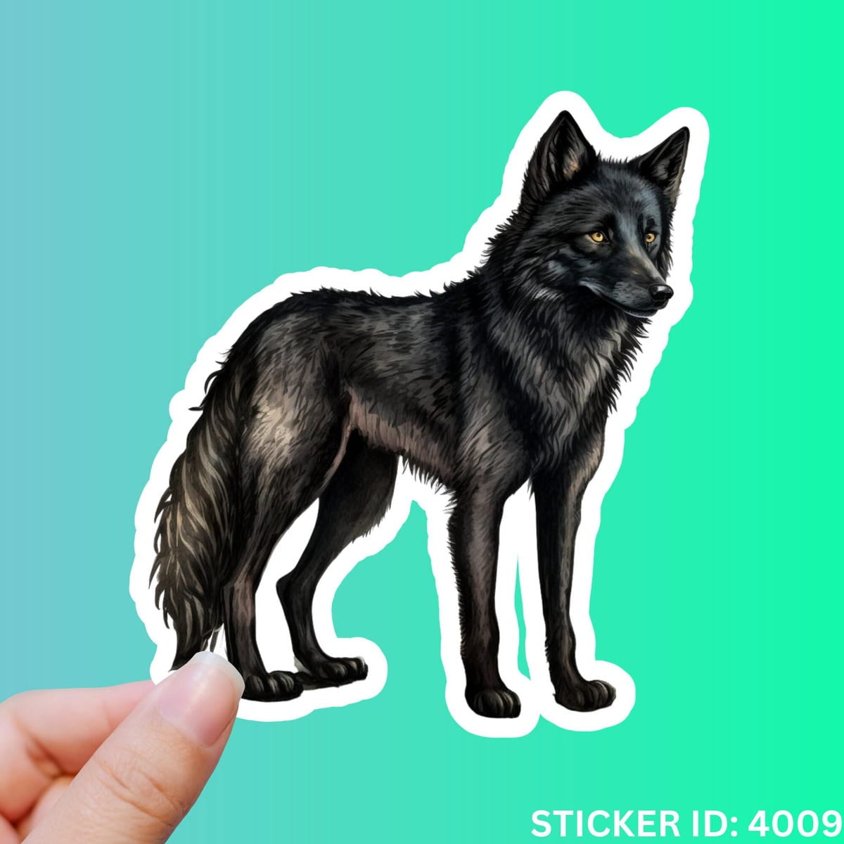 Maneki Wolf Sticker Sticker Laptop Sticker Dog Sticker Pack Sticker ...