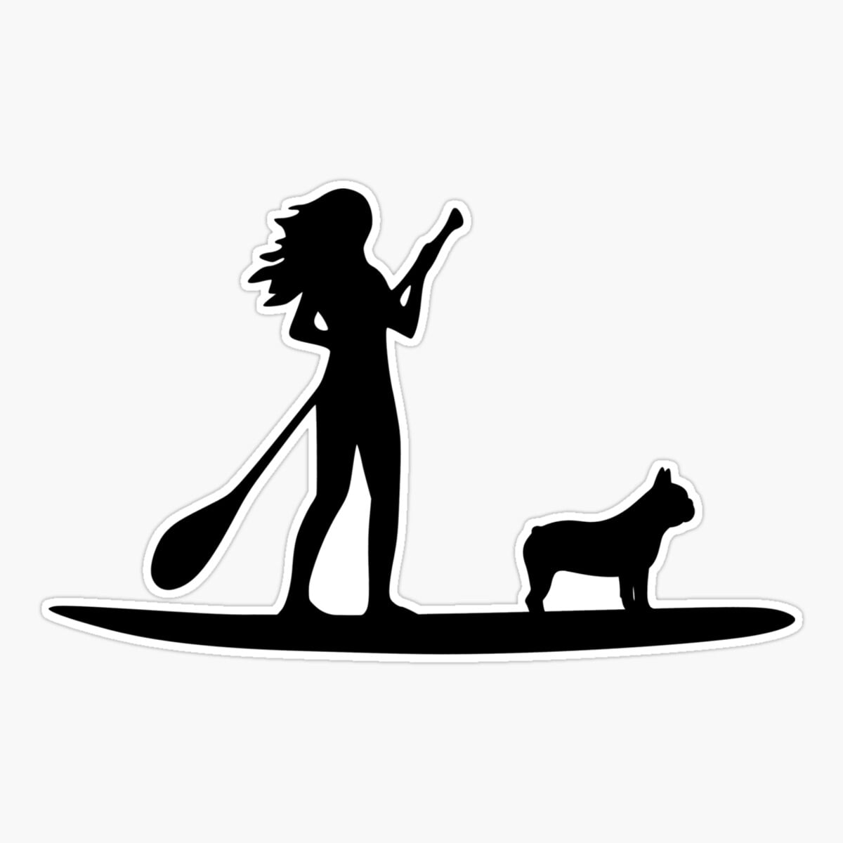 Maneki Women'S Sup Standup Paddleboard Summer French Bulldog Gift ...