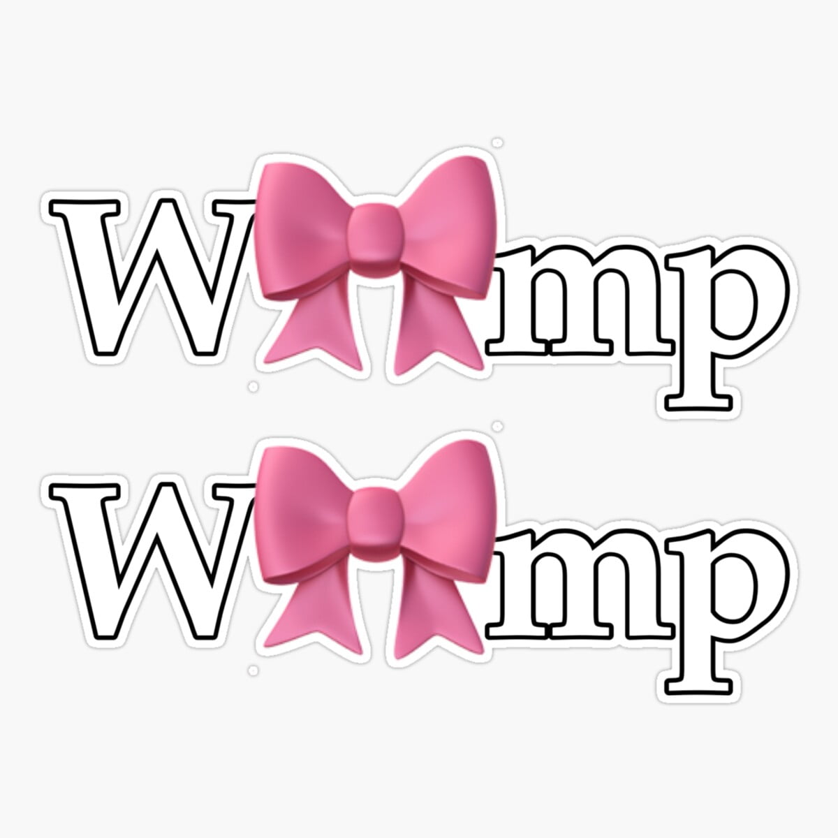 Maneki Womp Womp coquette er,Phone Decal Water Bottle Stickers Car ...