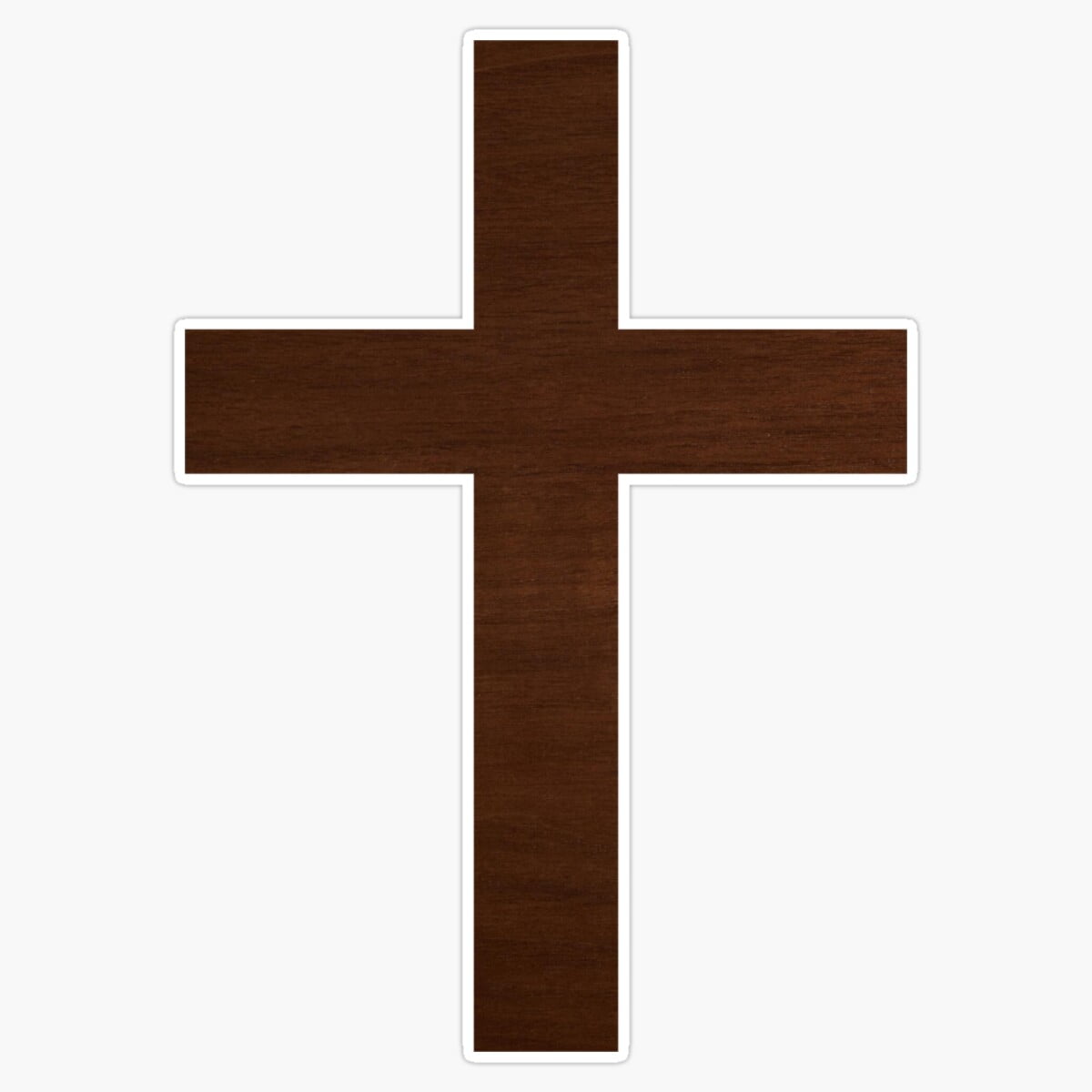 Maneki Wood Cross ~ Christian God Bible Er, Phone Decal Water Bottle ...