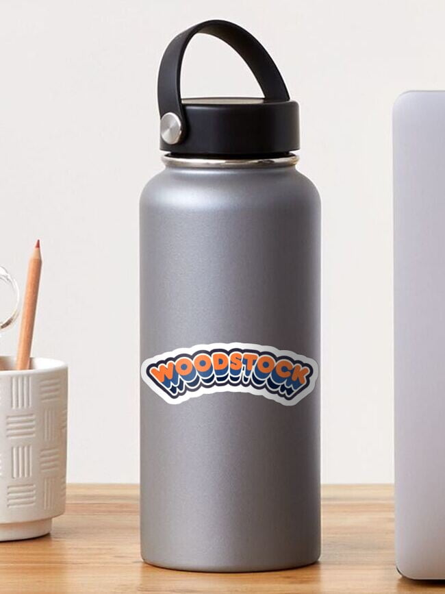 Maneki Woodstock Ga | Retro Curve Sticker, Phone Decal Water Bottle ...