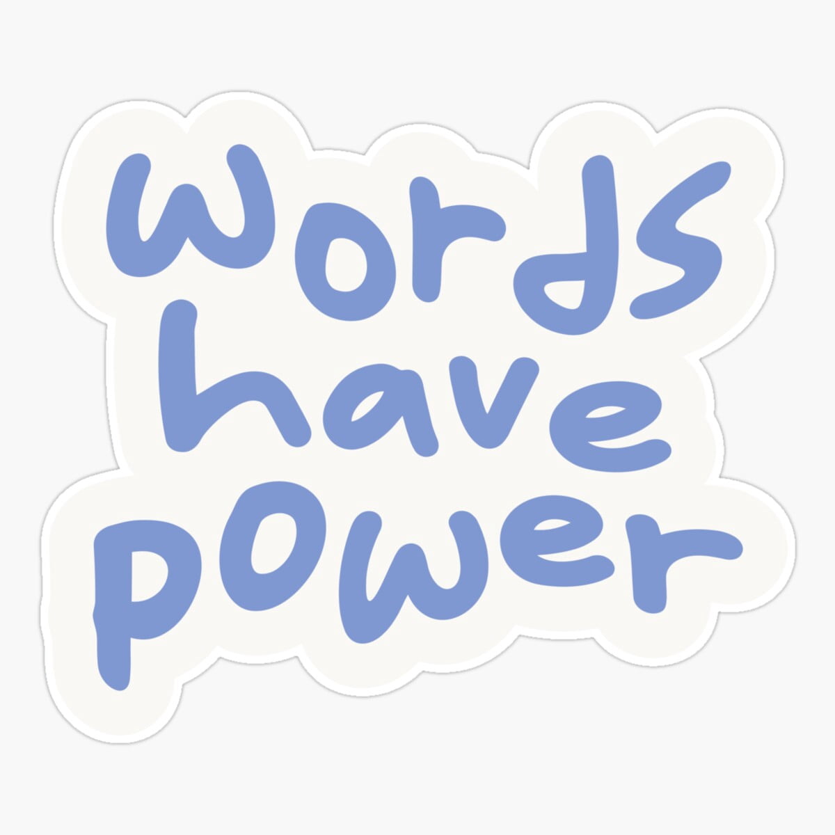 Maneki Words Have Power, Psychology Sticker, Phone Decal Water Bottle ...