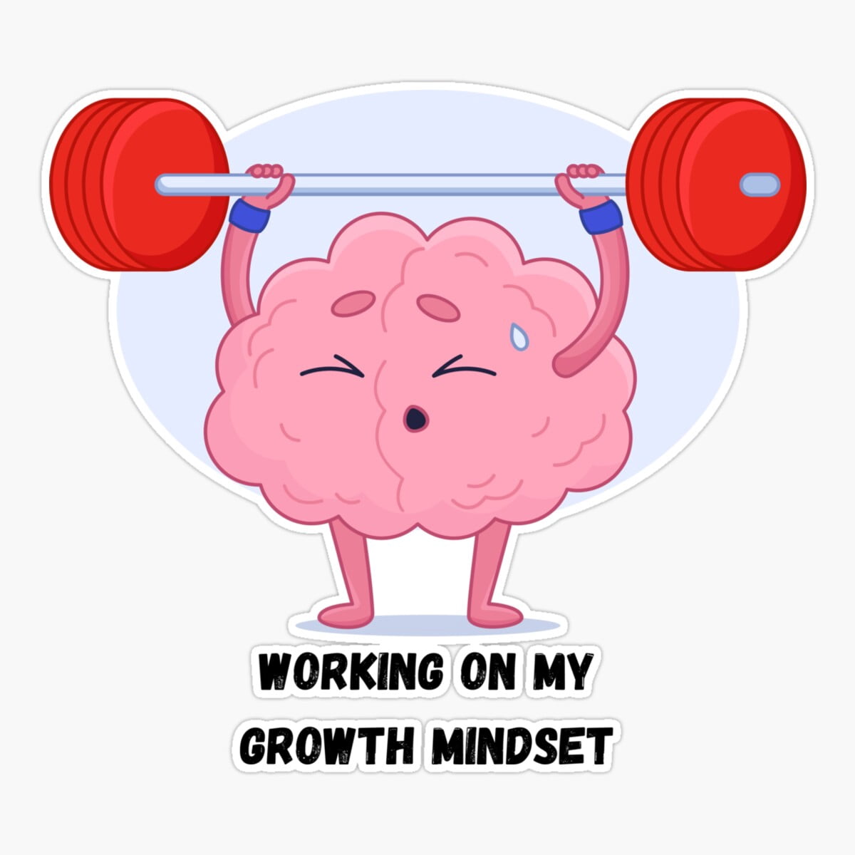 Maneki Working On My Growth Mindset Er, Phone Decal Water Bottle ...