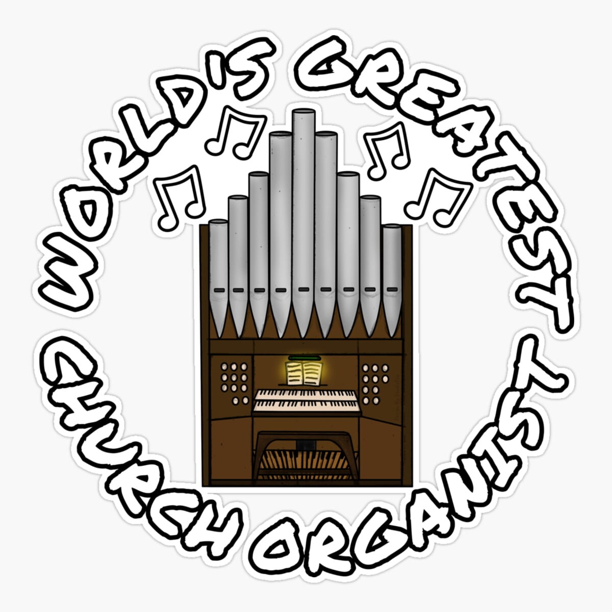 Maneki World'S Greatest Church Organist Organ Teacher Musician Er ...