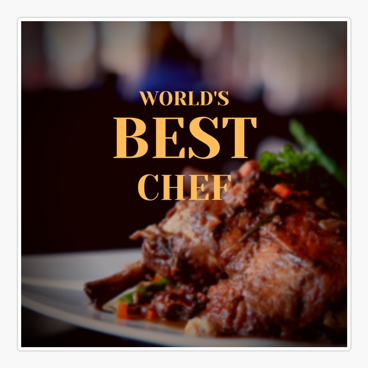 Maneki Worlds Best Che | Coq Au Vin | Gits Or Ches Sticker, Phone Decal ...