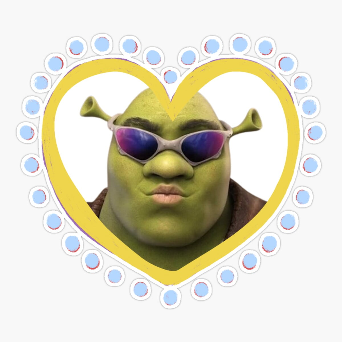 Maneki Y Shrek Er, Phone Decal Water Bottle Stickers Car Decals, Funny ...