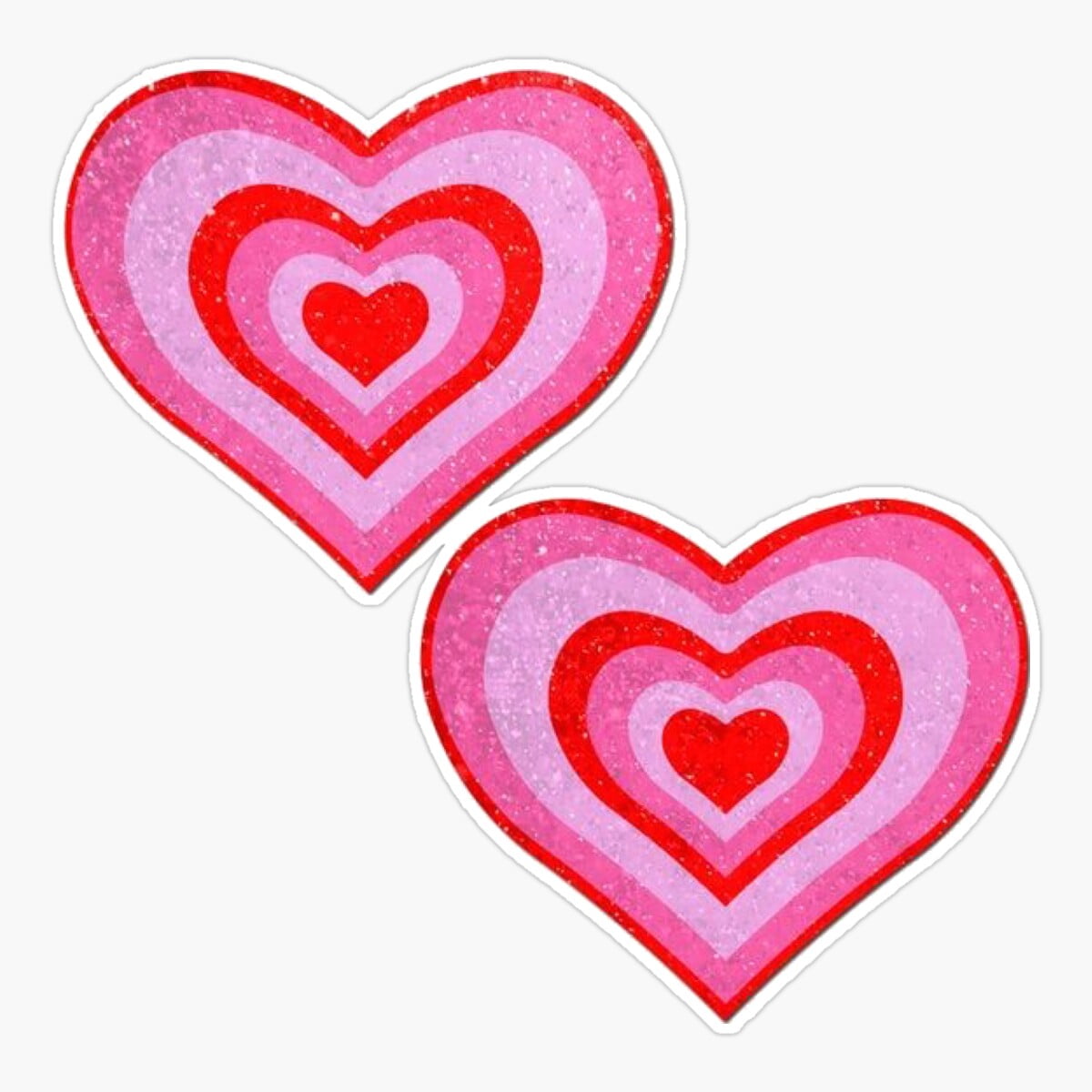 Maneki Y2K Baby Girl Heart Stickerz Sticker, Phone Decal Water Bottle ...