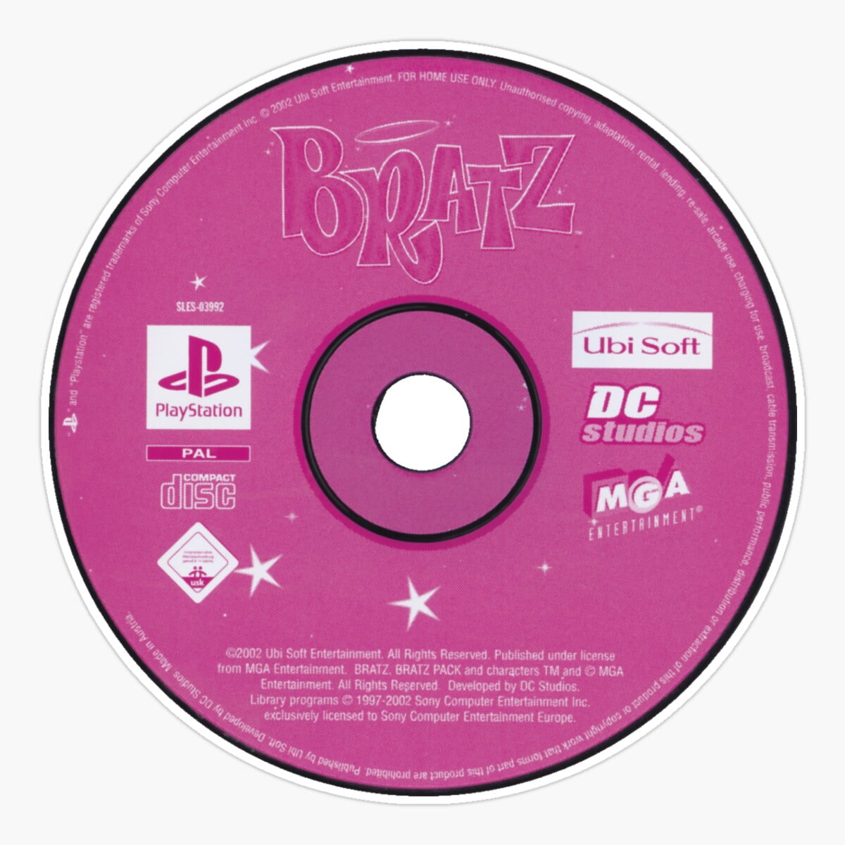 Maneki Y2K Sticker Bratz Disk Sticker, Phone Decal Water Bottle ...