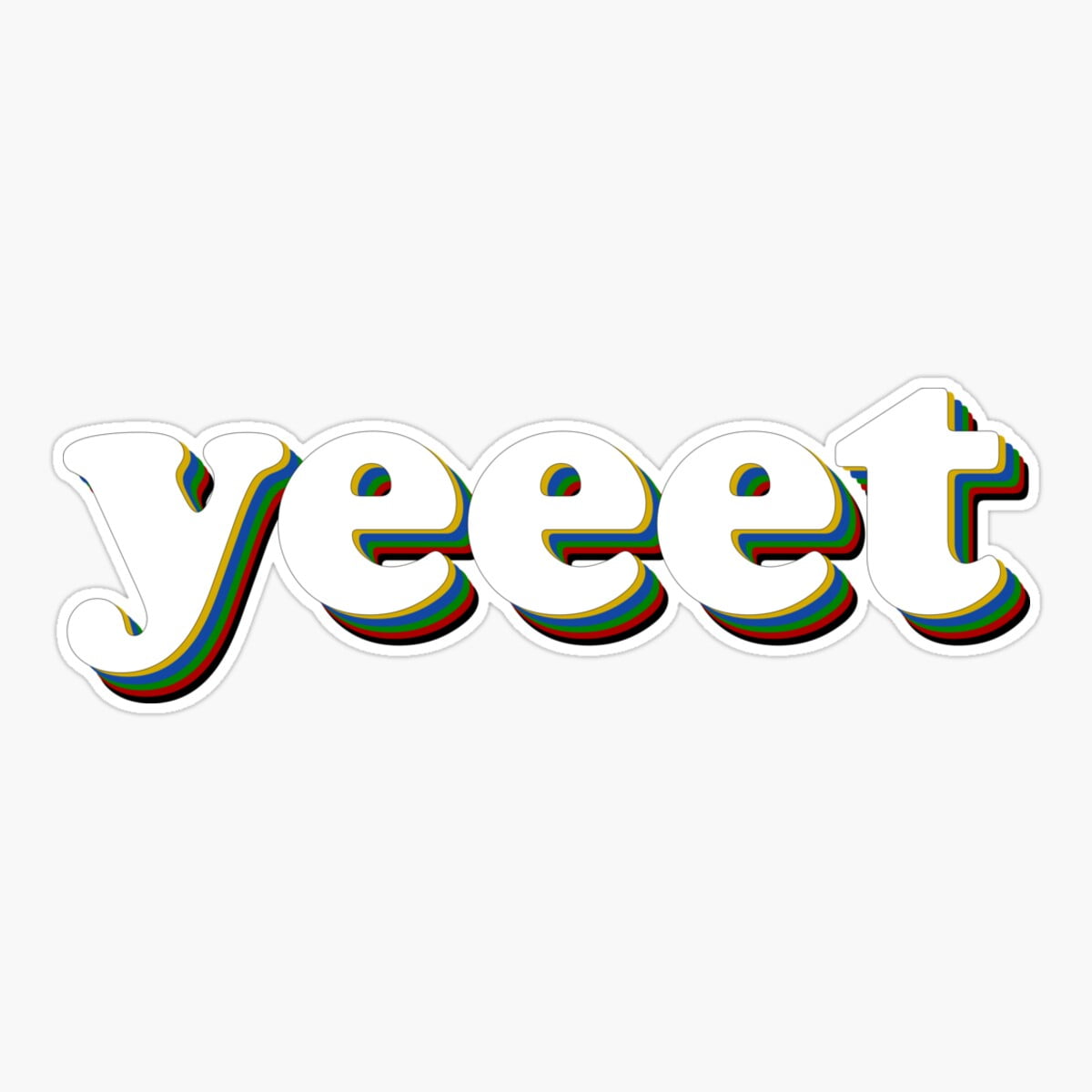 Maneki Yeet - Funny Meme, Joke And Cool Saying Slogan Sticker, Phone ...