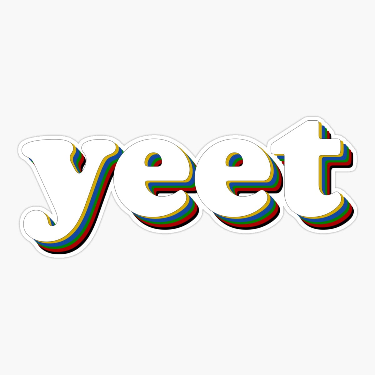 Maneki Yeet - Funny Meme, Joke And Cool Saying Slogan Sticker, Phone ...