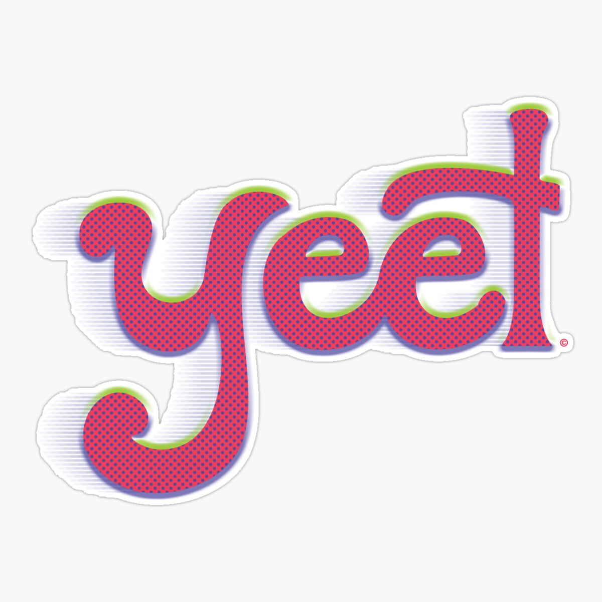 Maneki Yeet | Pink Sticker, Phone Decal Water Bottle Stickers Car ...