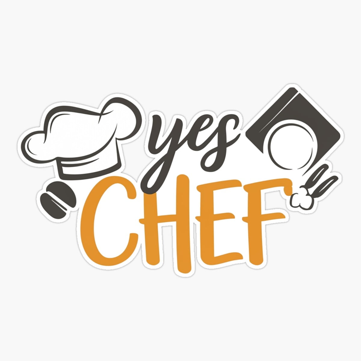 Maneki Yes Che Best Design Or Cooking Team Sticker, Phone Decal Water ...