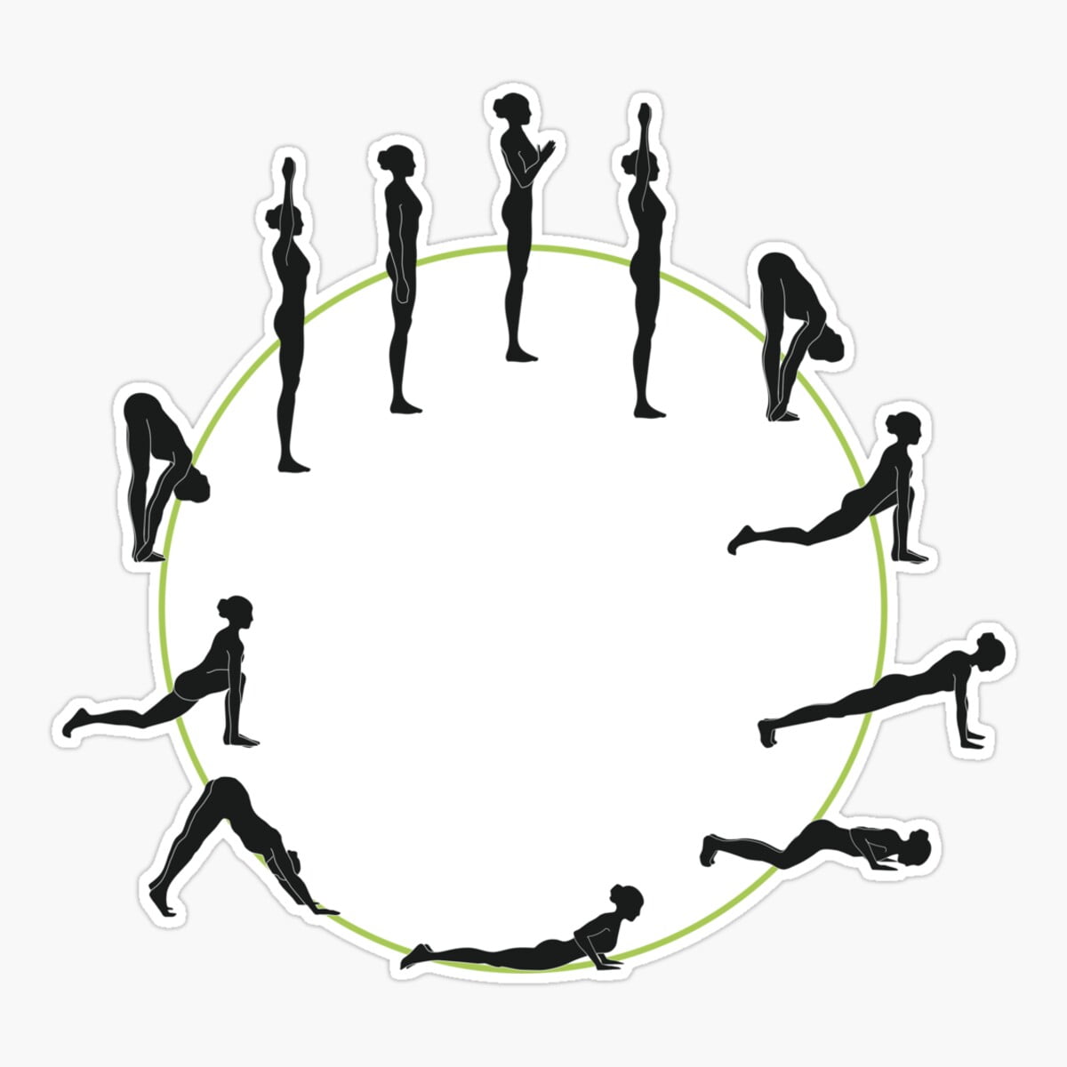 Maneki Yoga Sun Salutation - Yoga Poses Gift Ideas For Yoga Teacher ...