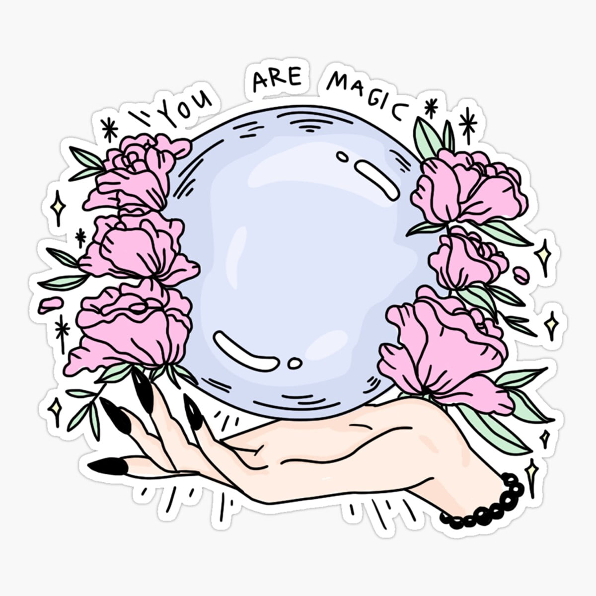 Maneki You Are Magic - Pt2 [No Bg] Sticker, Phone Decal Water Bottle ...