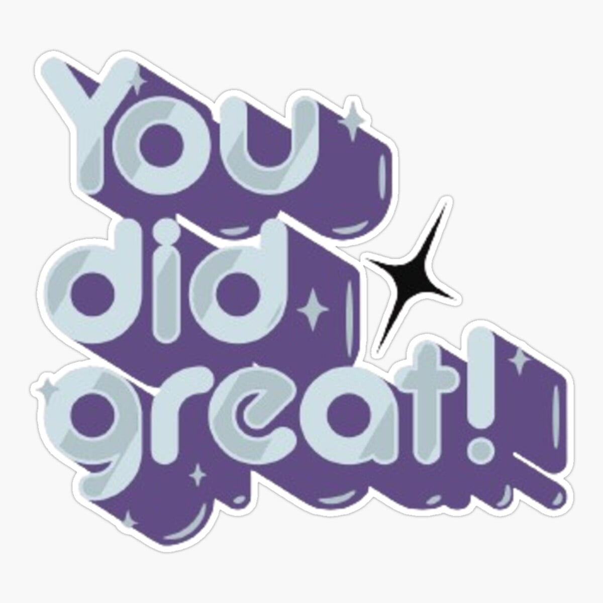 Maneki You Did Great Sticker, Phone Decal Water Bottle Stickers Car ...