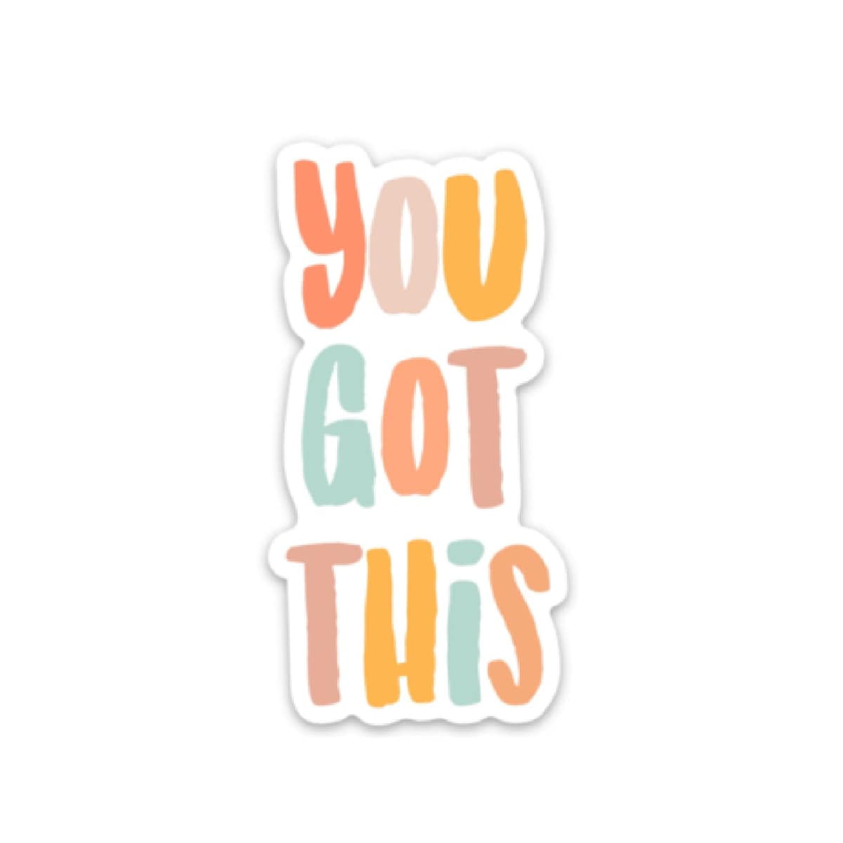 Maneki You Got This Sticker Inspirational Quote Sticker Self Care ...