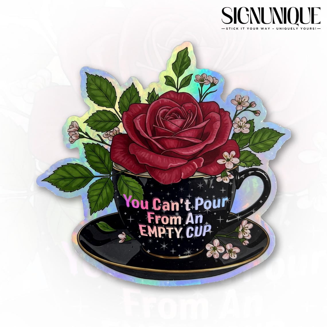 Maneki You Can'T Pour From An Empty Cup Er, Therapy Self Love ...