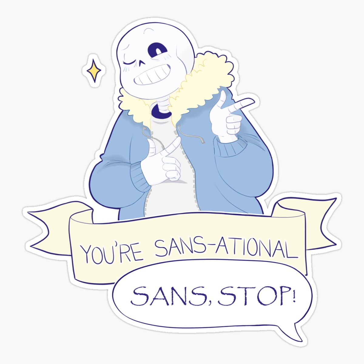 Maneki You'Re Sans-Ational! - Undertale Sans Er, Phone Decal Water ...